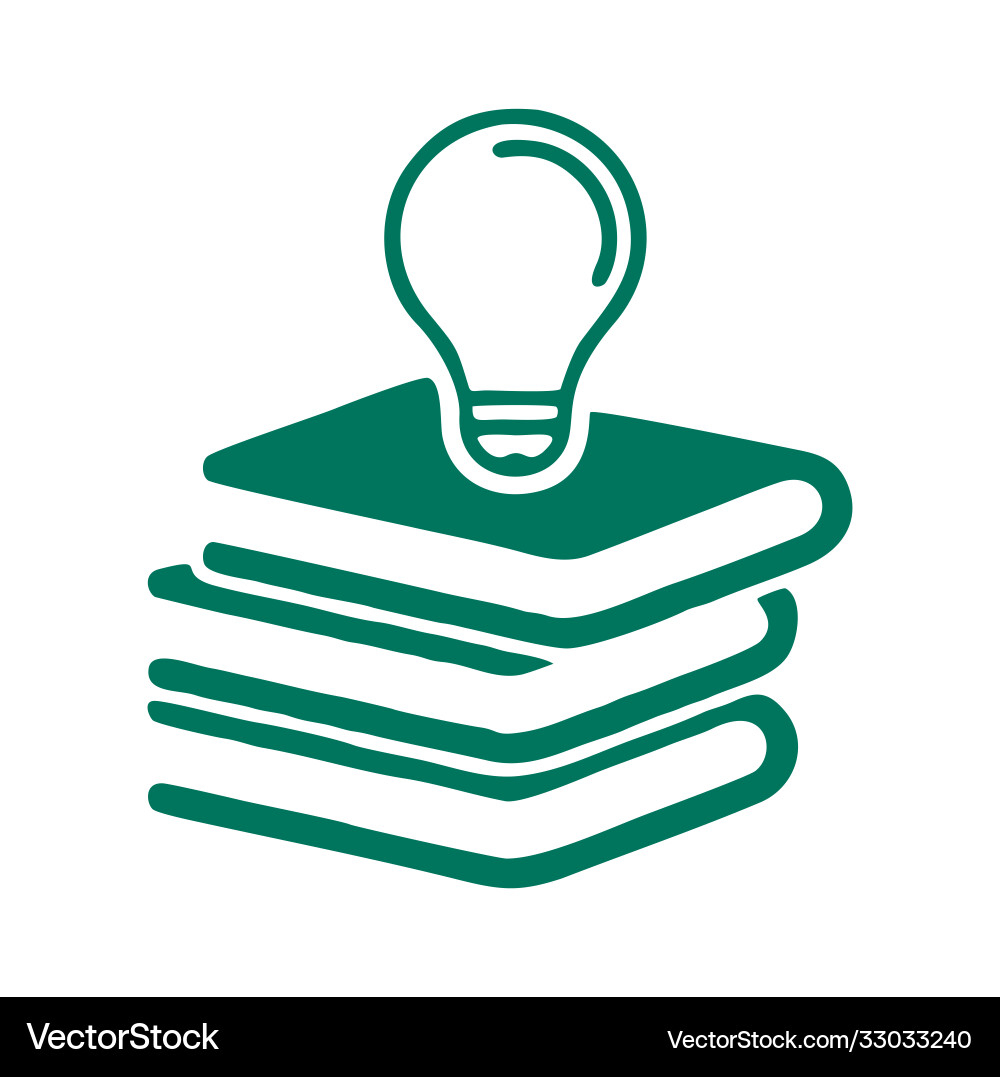 Knowledge base icon symbol creative sign from Vector Image