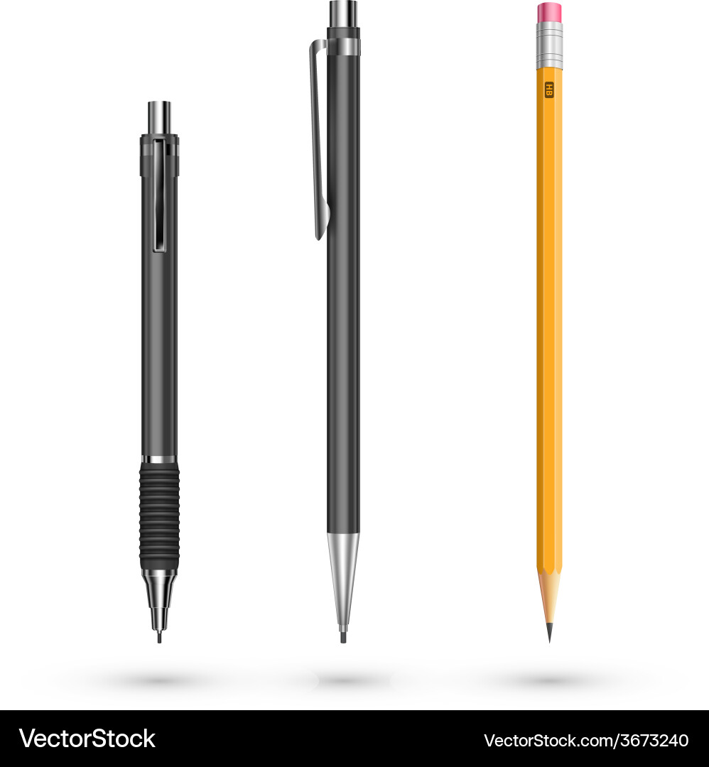 Mechanical pencil Royalty Free Vector Image - VectorStock
