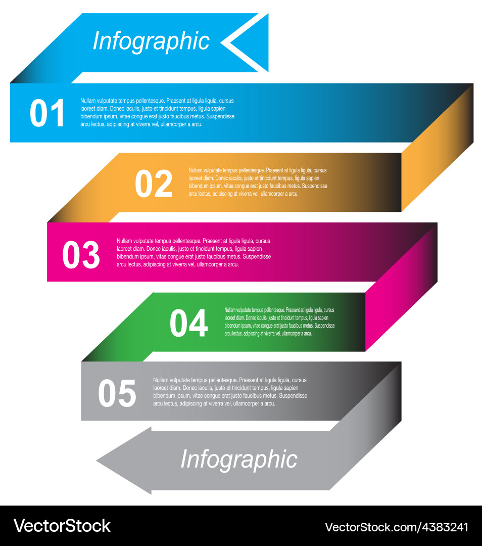 Infographic template Royalty Free Vector Image