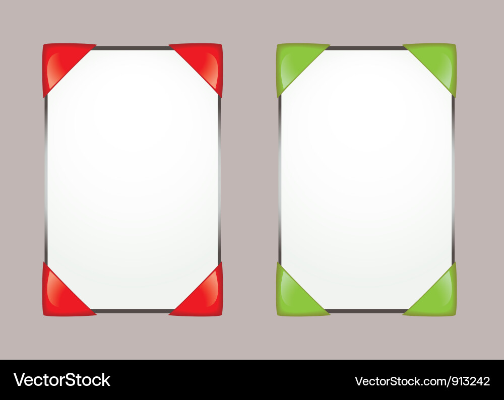 Paper notice board Royalty Free Vector Image - VectorStock