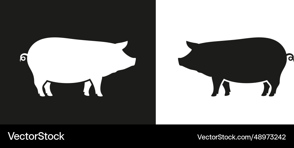 Pig Royalty Free Vector Image - VectorStock