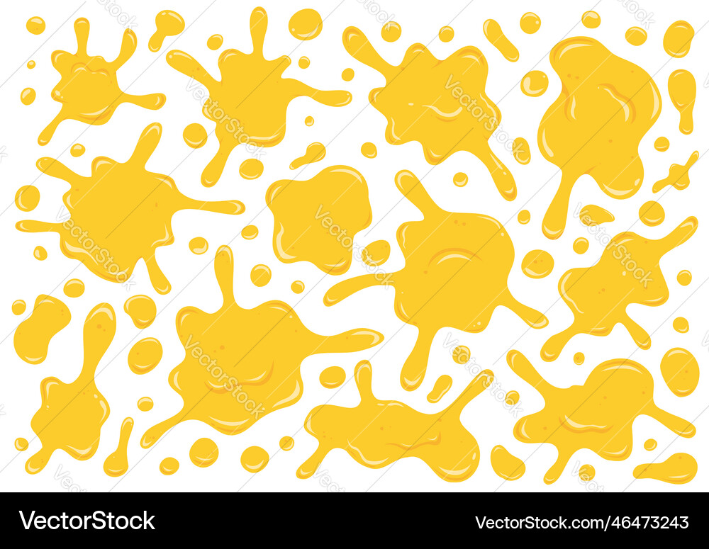 Cheese splat Royalty Free Vector Image - VectorStock