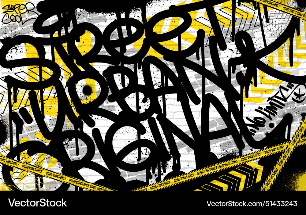 Graffiti background Royalty Free Vector Image - VectorStock