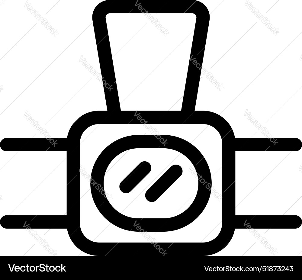 Pipeline valve icon showing pipe transporting Vector Image