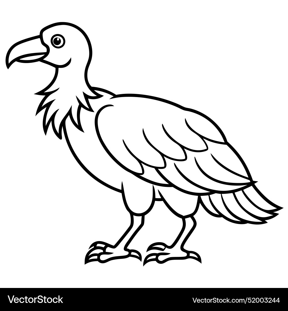 Condor bird walks icon Royalty Free Vector Image
