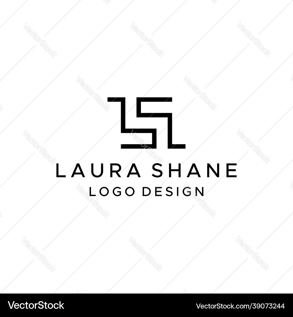 Ls logo Royalty Free Vector Image - VectorStock