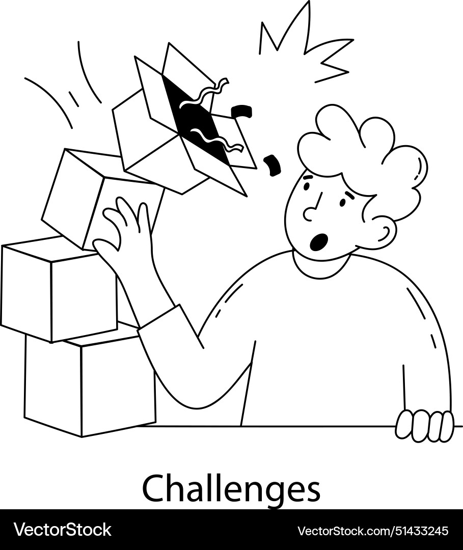 Challenges Royalty Free Vector Image - VectorStock