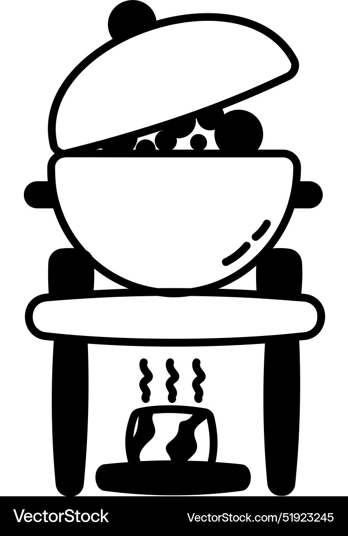 Cooking pot Royalty Free Vector Image - VectorStock
