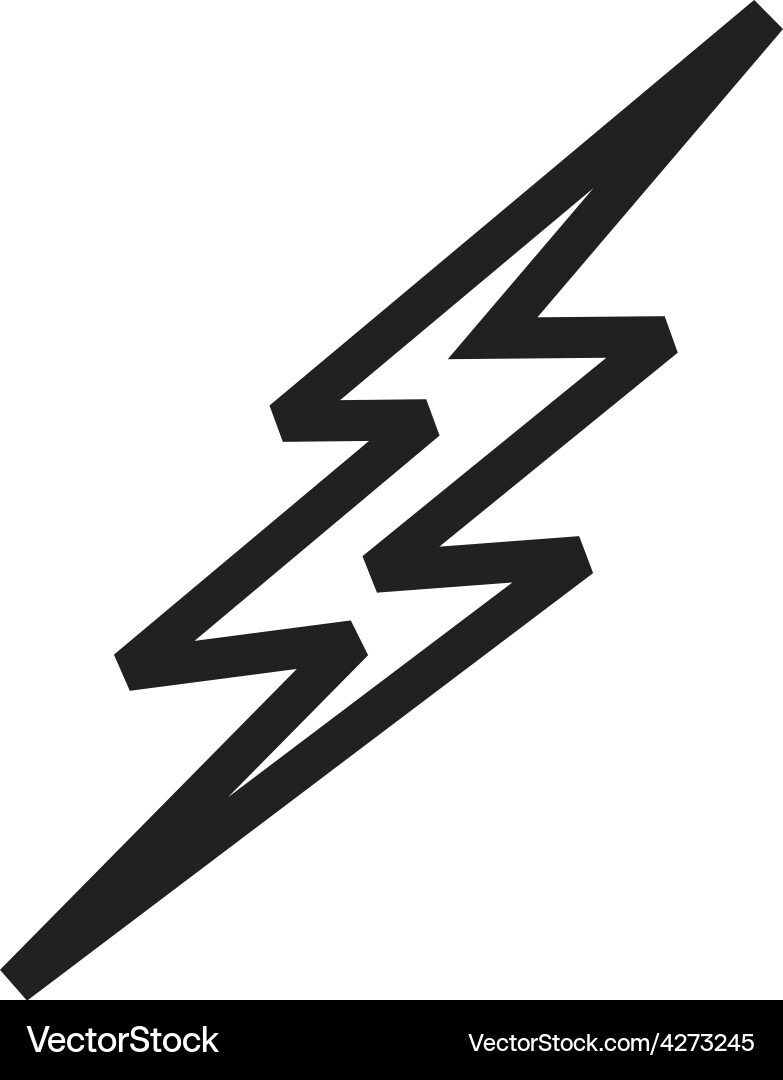 Lightning Bolt Vector Lightning Bolt Vector Art & Graphics