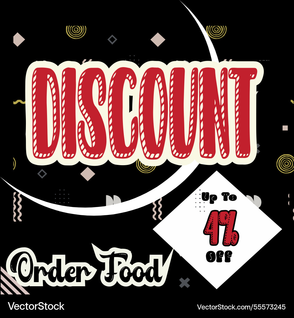 This eye-catching promotional design highlights a Vector Image