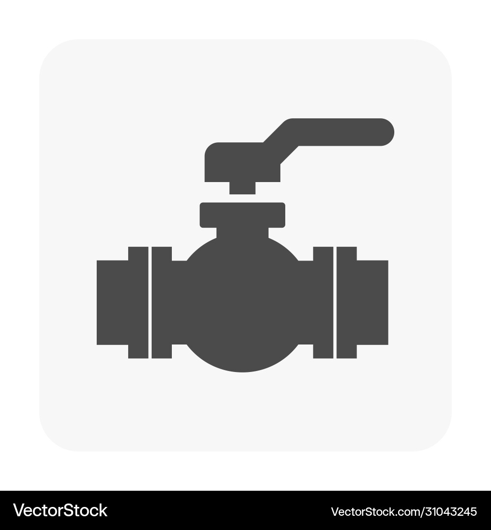 Valve icon on white Royalty Free Vector Image - VectorStock
