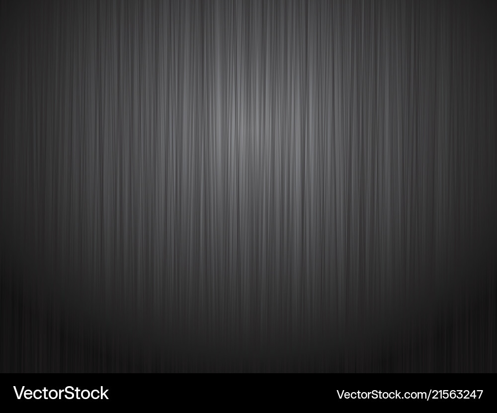 Black brushed metal steel background Royalty Free Vector