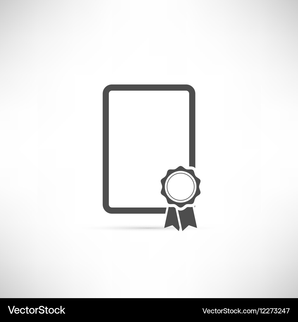 Empty badge icon Royalty Free Vector Image - VectorStock