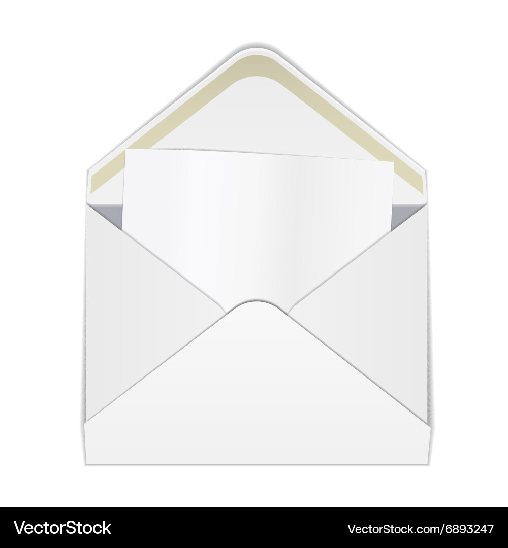Envelope fold template 1 Royalty Free Vector Image