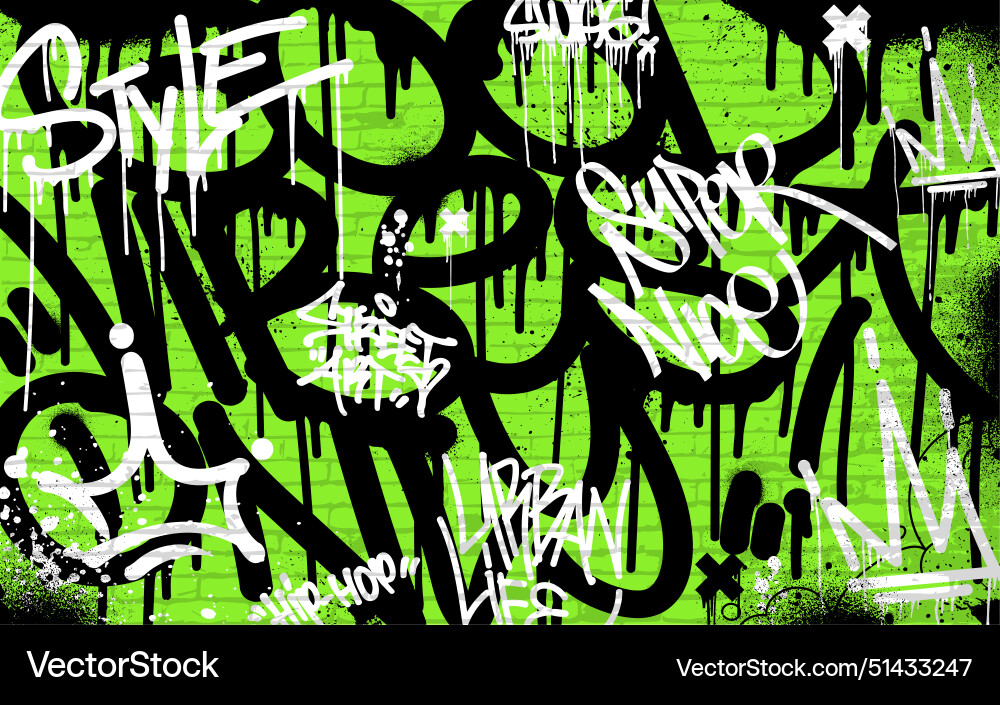 Graffiti background Royalty Free Vector Image - VectorStock