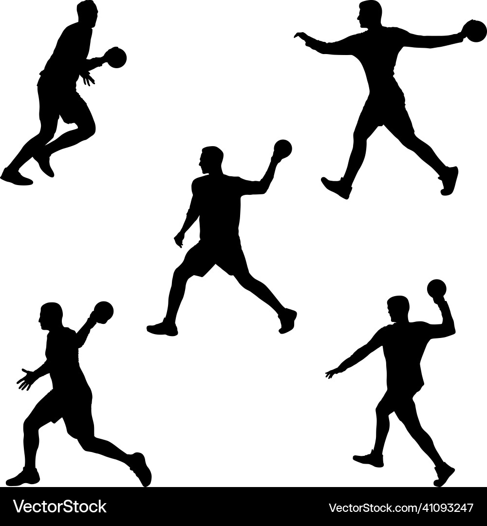 Handball player Royalty Free Vector Image - VectorStock