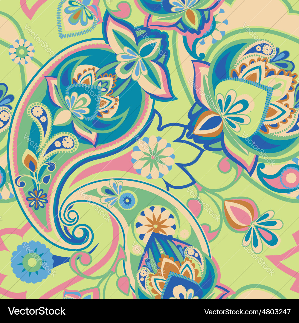 Paisley Pattern Royalty Free Vector Image - VectorStock