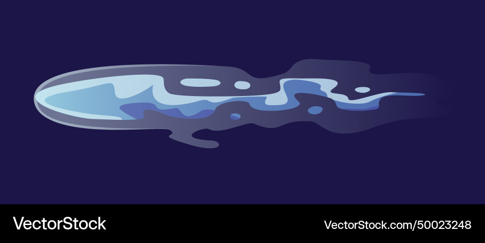 Alien weapon laser beam Royalty Free Vector Image