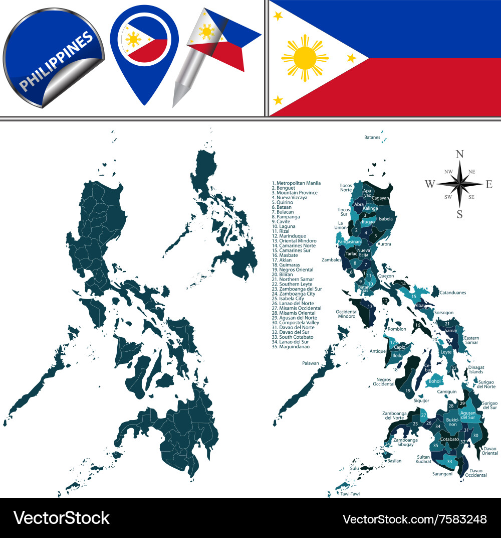 Map Philippines Luzon Vector Images (over 120)