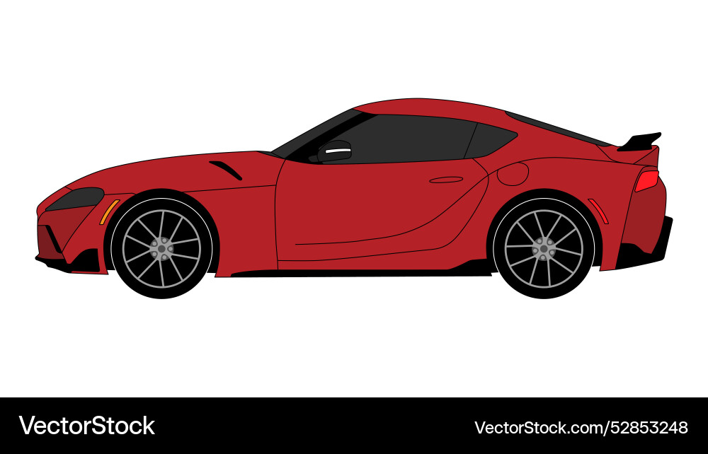Toyota supra 2020 Royalty Free Vector Image - VectorStock