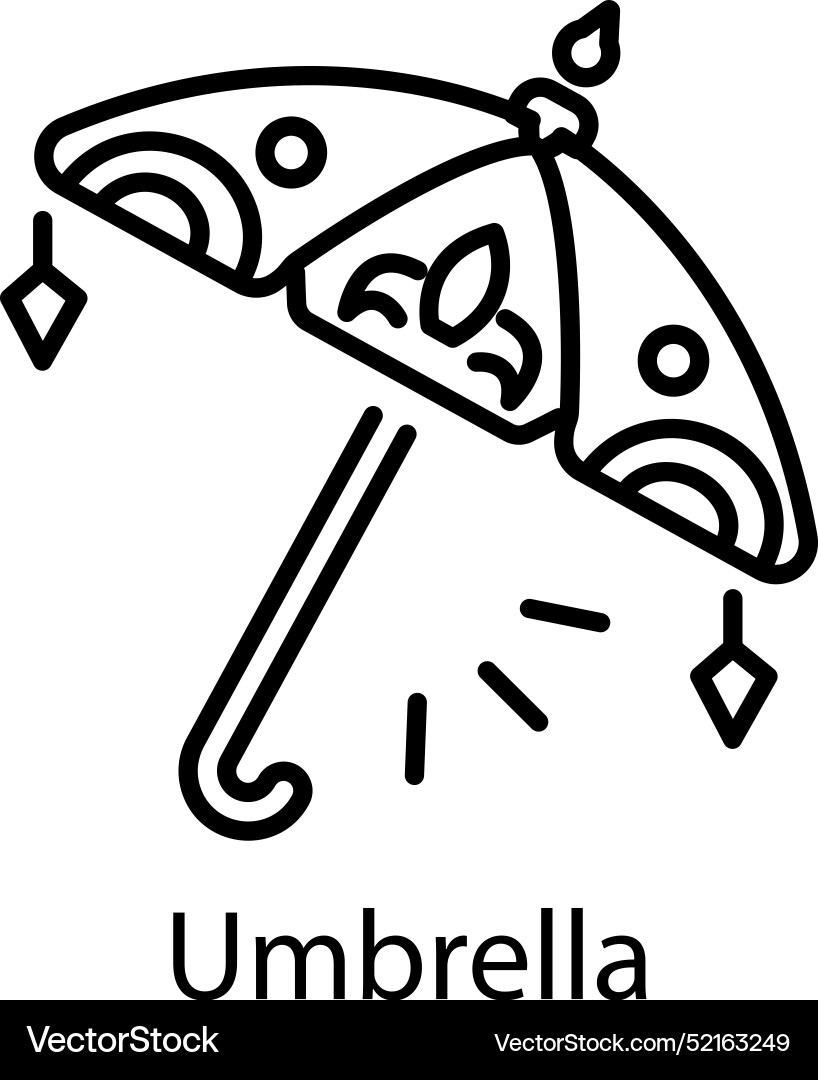 Umbrella Royalty Free Vector Image - VectorStock
