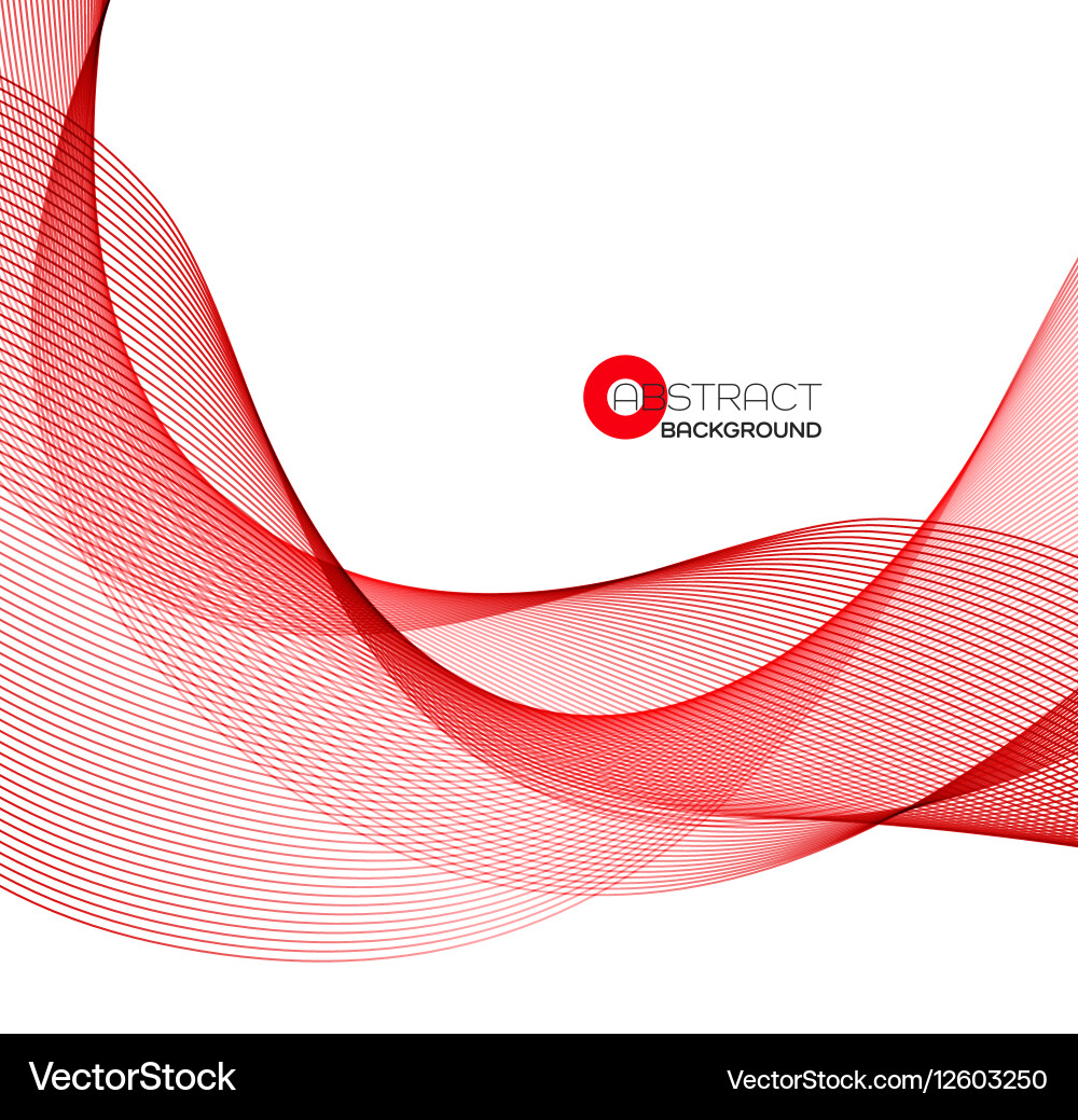 Abstract color wave design element Royalty Free Vector Image
