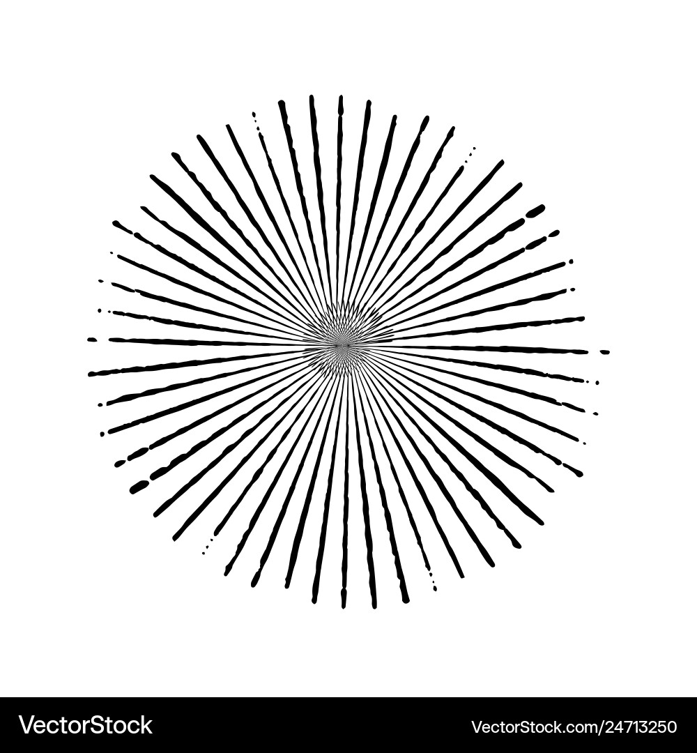 Burst isolated texture Royalty Free Vector Image