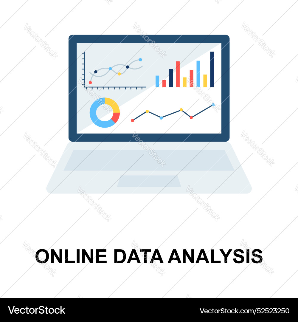 Data analysis Royalty Free Vector Image - VectorStock
