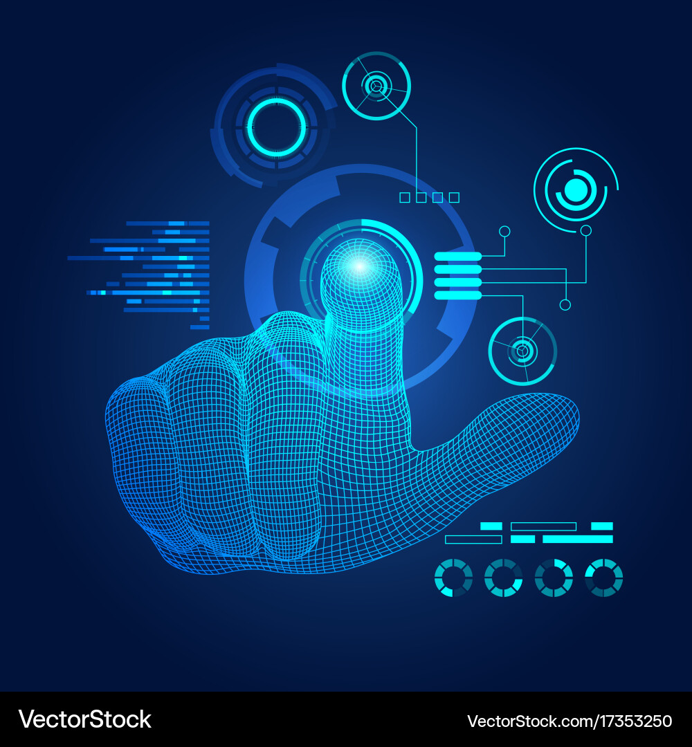 Touch screen Royalty Free Vector Image - VectorStock