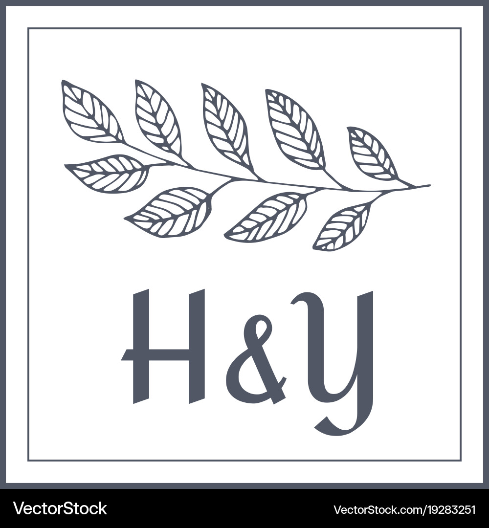 Flourish logo Royalty Free Vector Image - VectorStock