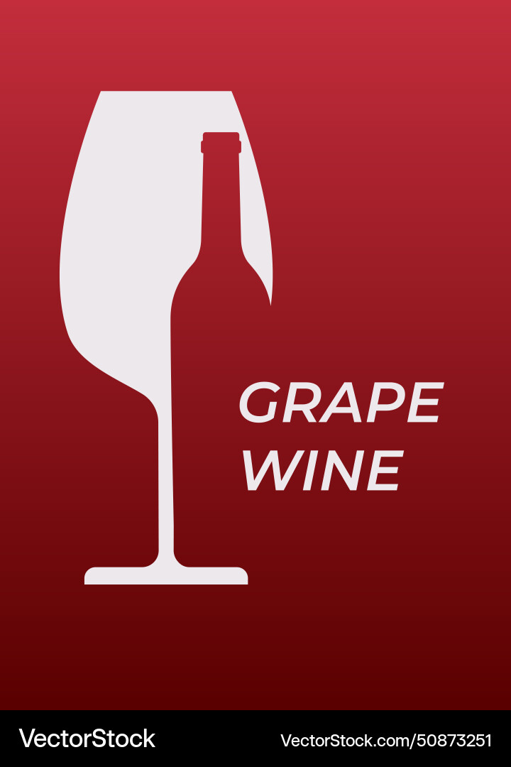 Red wine Royalty Free Vector Image - VectorStock