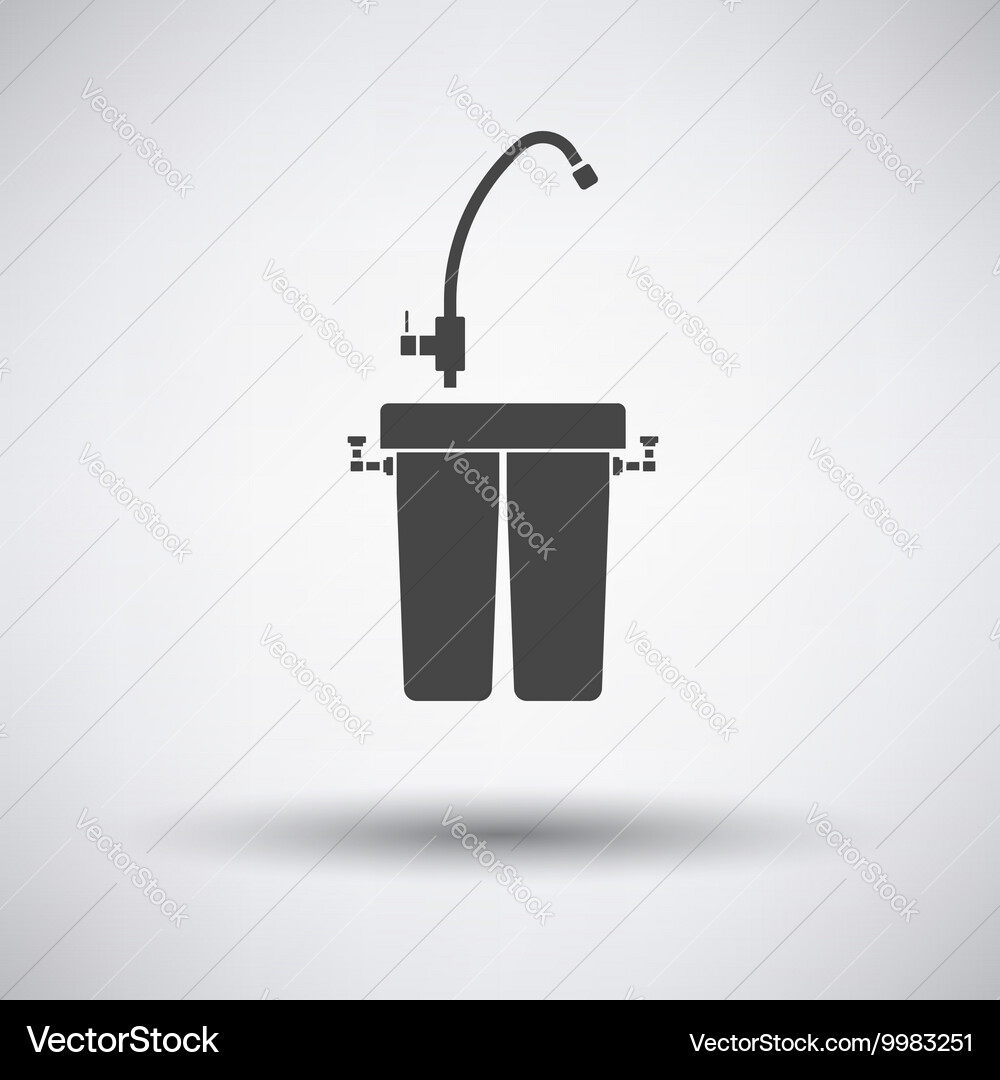 Water filter icon Royalty Free Vector Image - VectorStock
