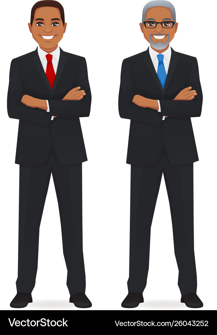 Business man set Royalty Free Vector Image - VectorStock