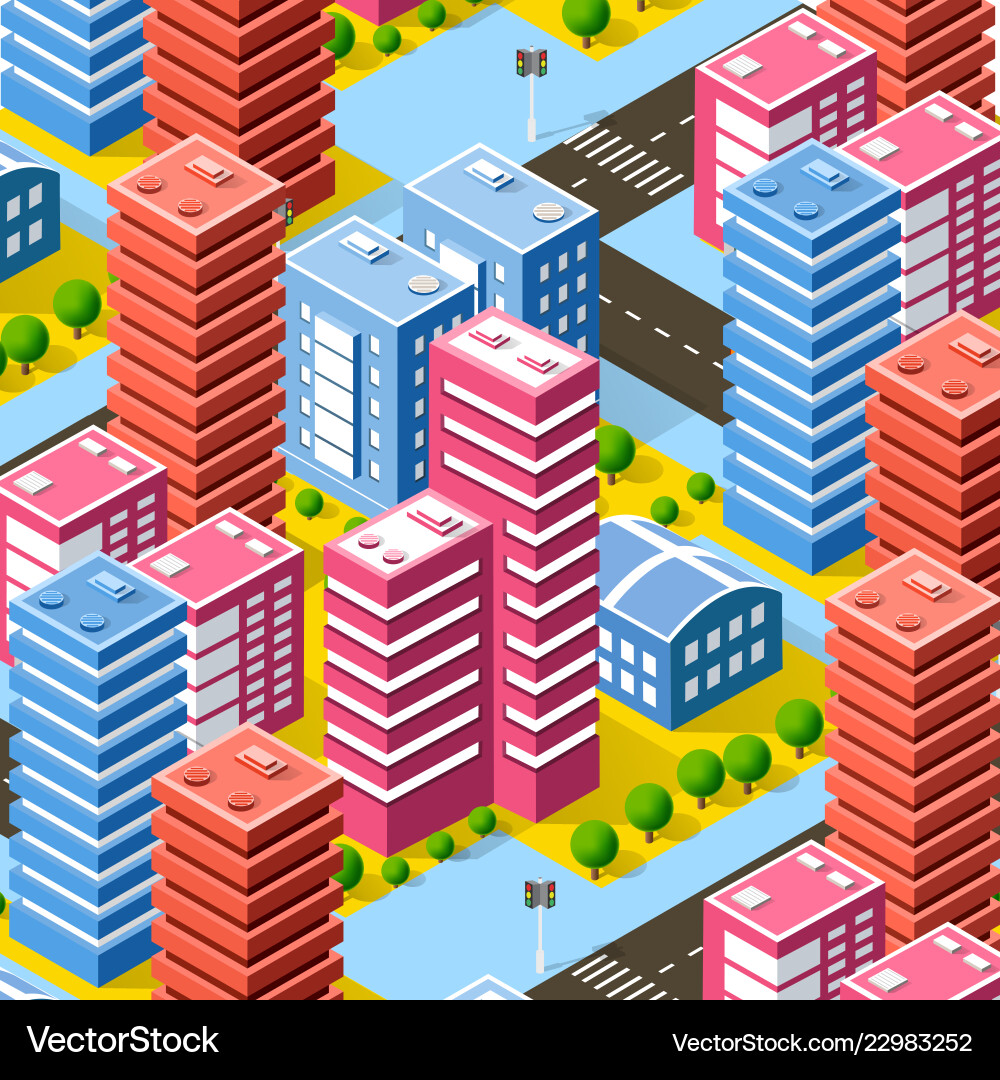 City megapolis structure Royalty Free Vector Image