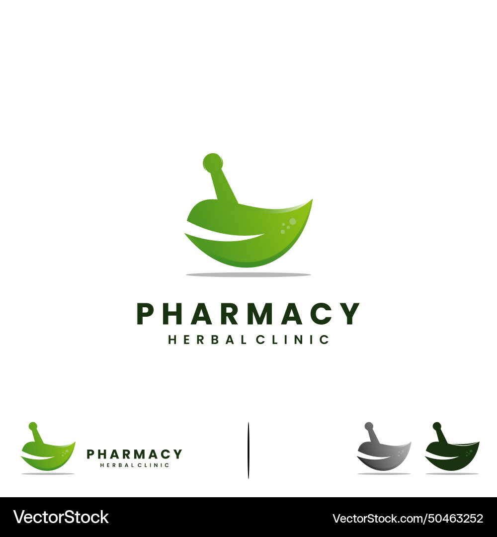 Creative pharmacy logo design modern concept Vector Image