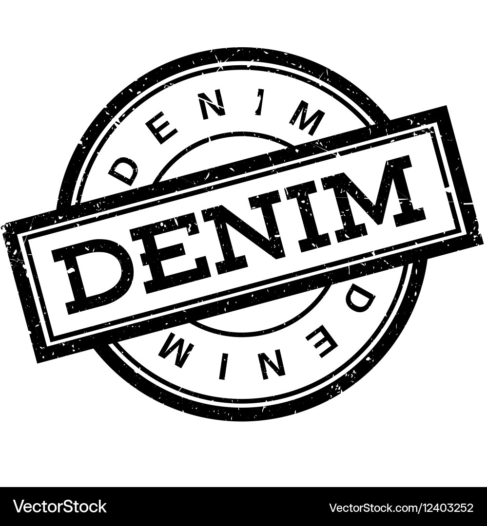 Denim rubber stamp Royalty Free Vector Image - VectorStock