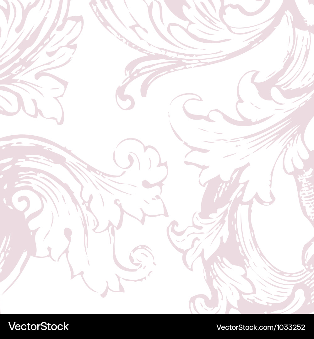 Floral Vine Scroll Pattern Royalty Free Vector Image