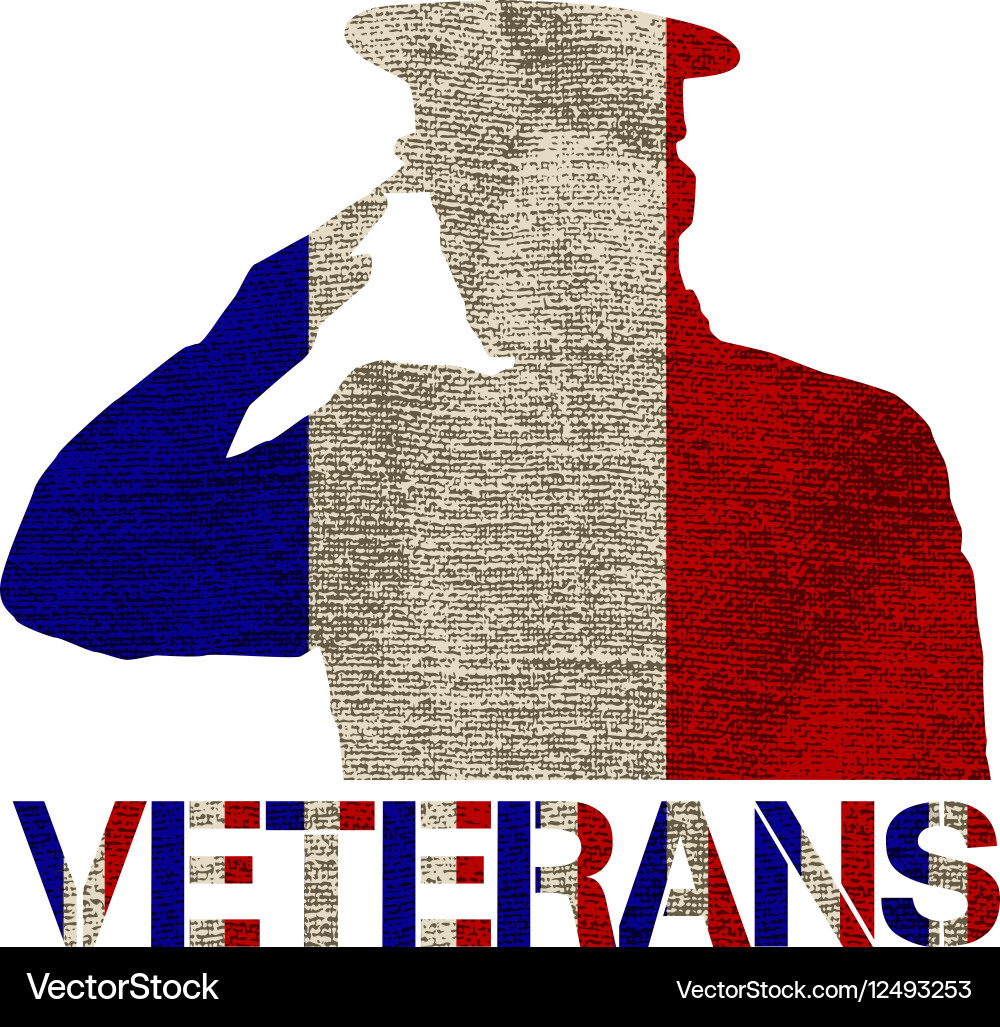 Veteran's Flag Symbol Royalty Free Vector Image