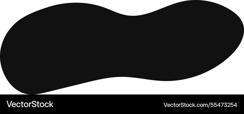 Black peanut shape represents nutritious snack Vector Image