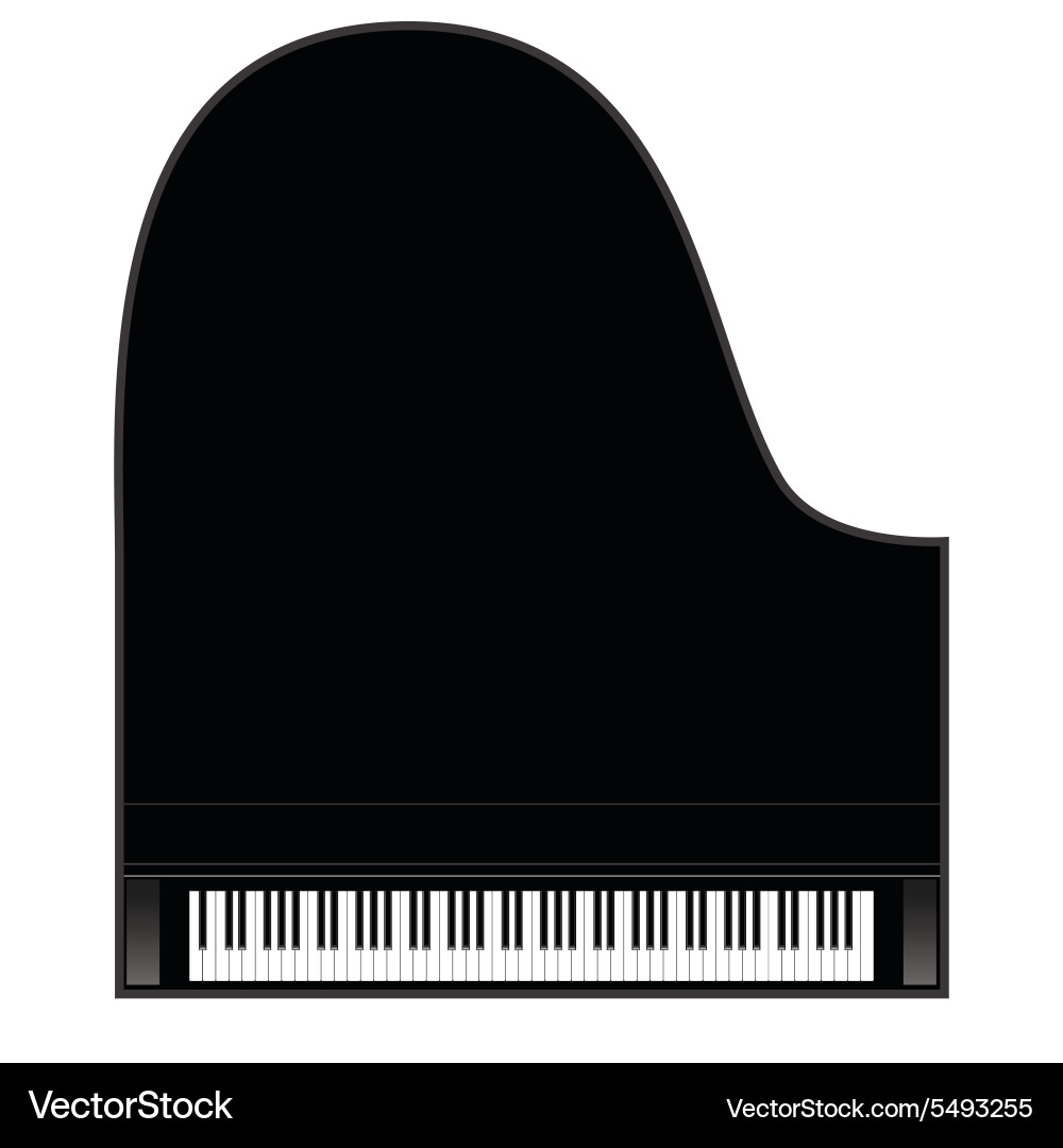 Piano background Royalty Free Vector Image - VectorStock