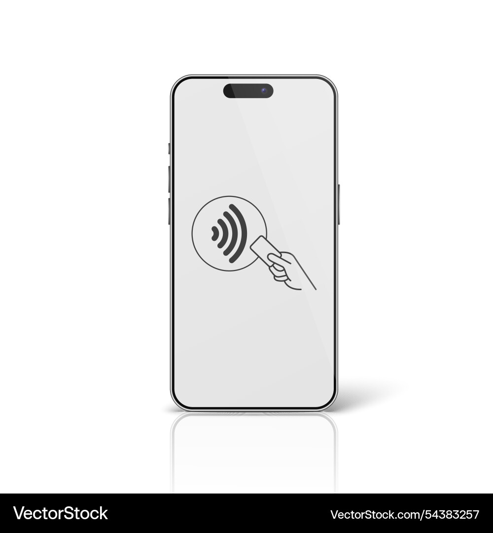 Realistic smartphone Royalty Free Vector Image