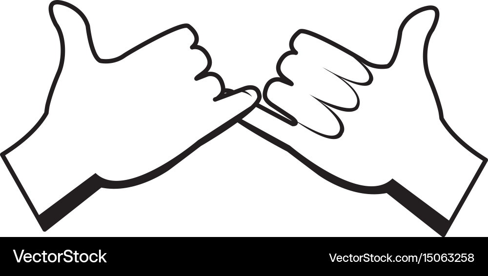 Cartoon Pinky Swear Pinky Promise Emoji | AI Emoji Generator