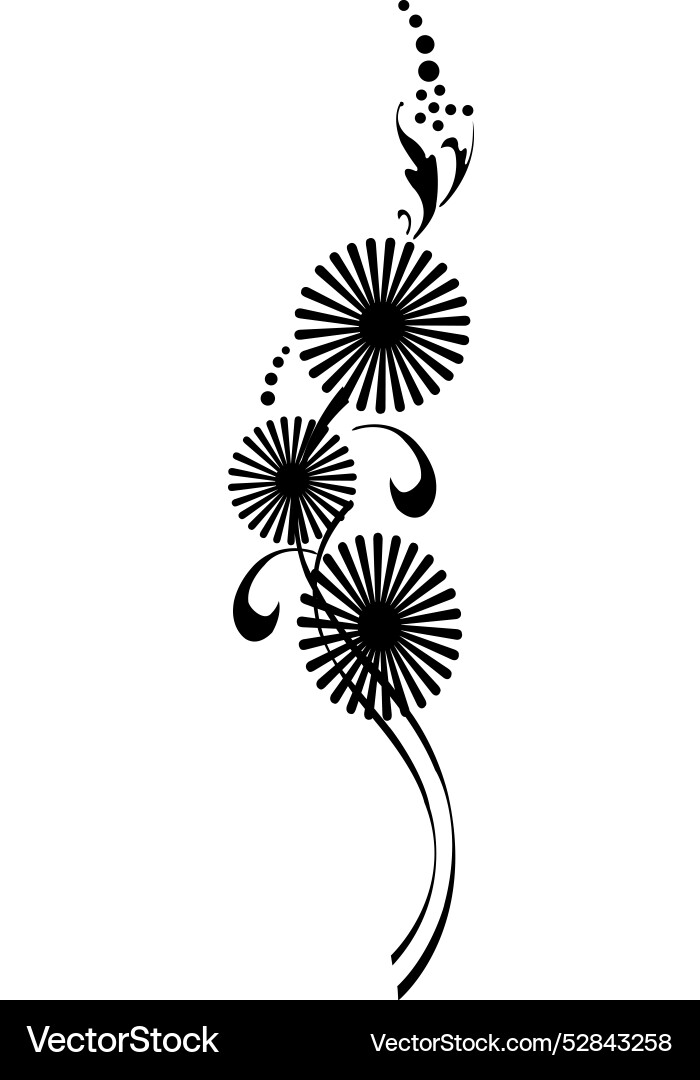 Cultural beautiful alpona design Royalty Free Vector Image