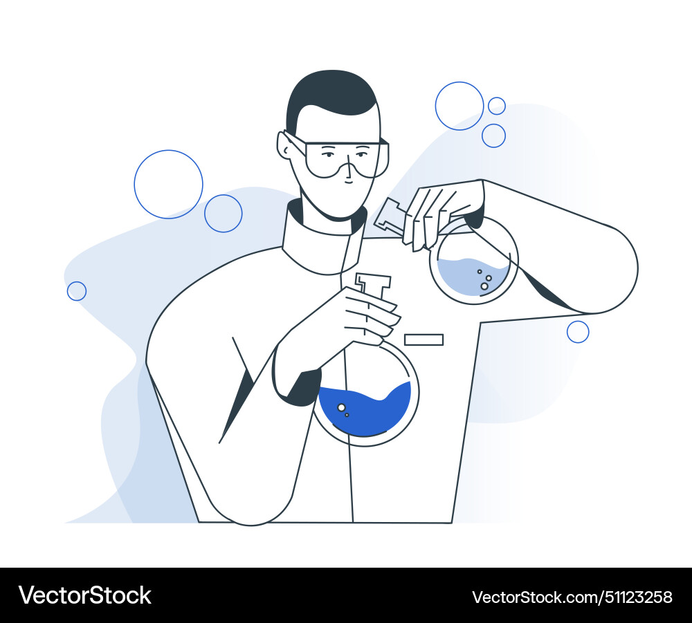Science research Royalty Free Vector Image - VectorStock