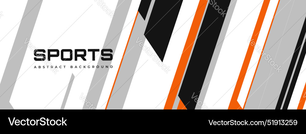 Abstract modern white wide sports background Vector Image