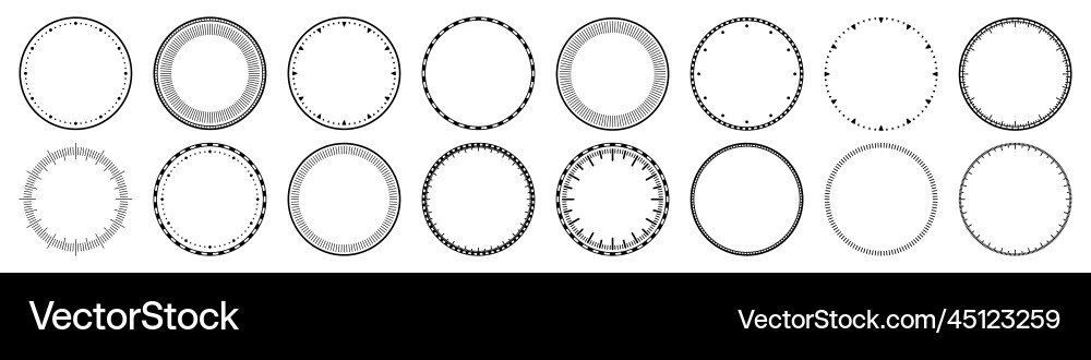 Clock Face Bezel - Watch Dial Royalty Free Vector Image