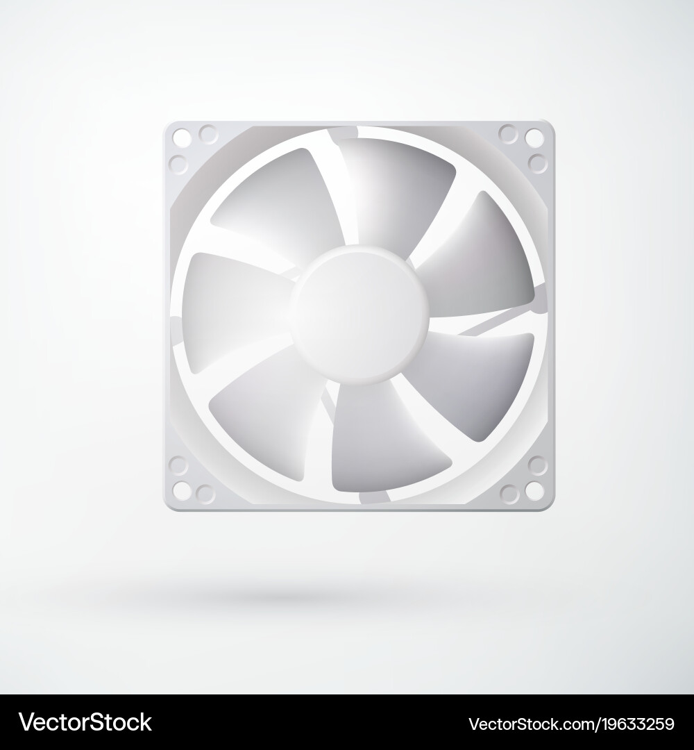 Light cooling system concept Royalty Free Vector Image