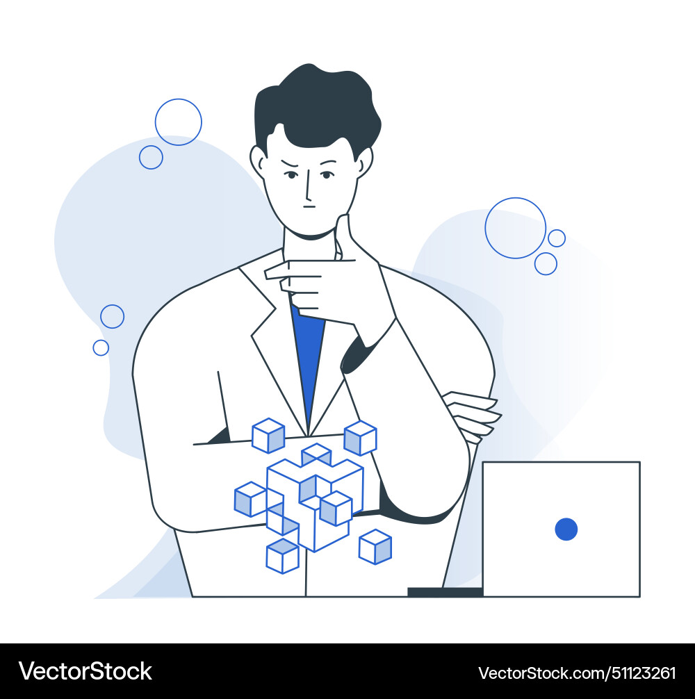 Science research Royalty Free Vector Image - VectorStock
