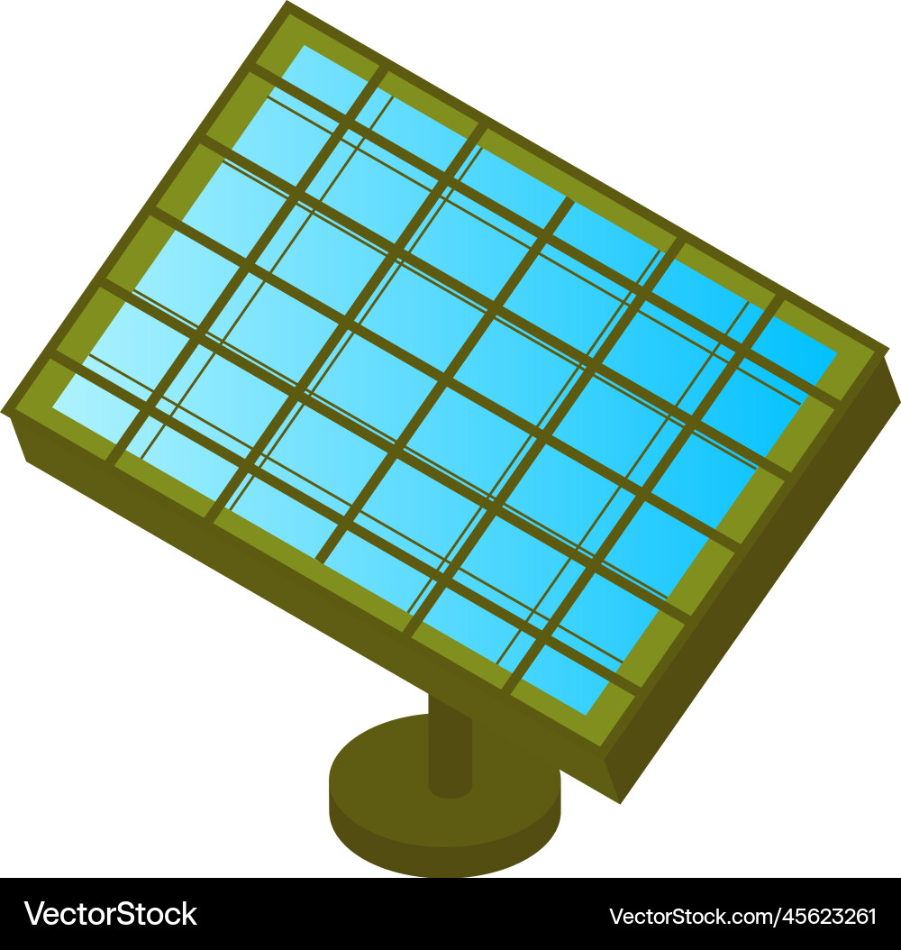 Solar panel icon Royalty Free Vector Image - VectorStock