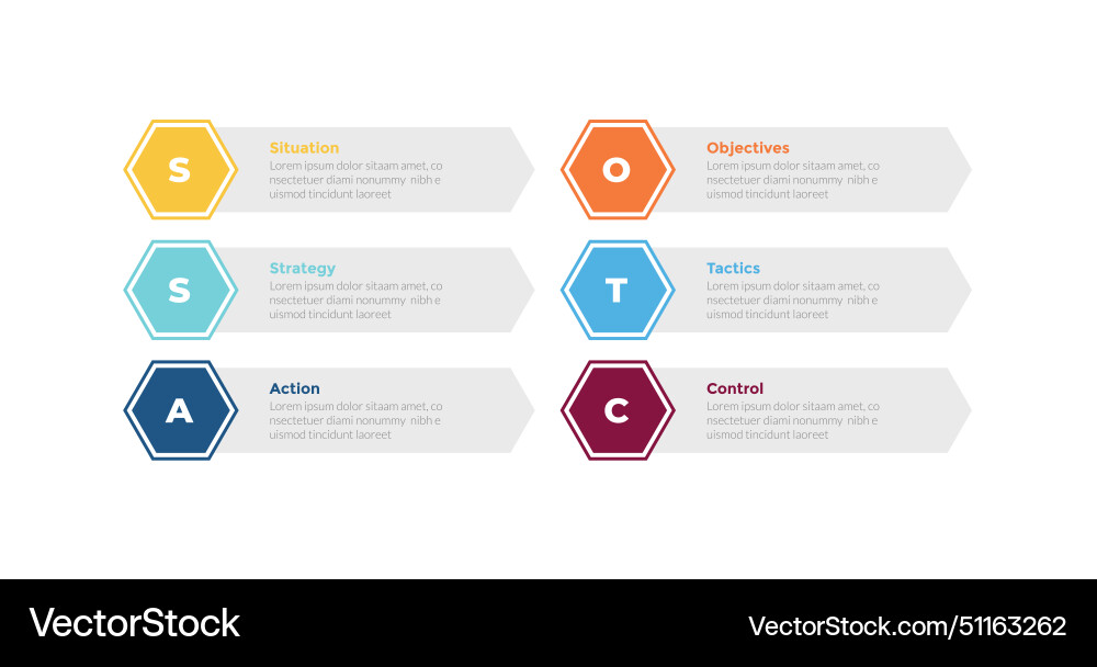 Sostac marketing planning infographics template Vector Image